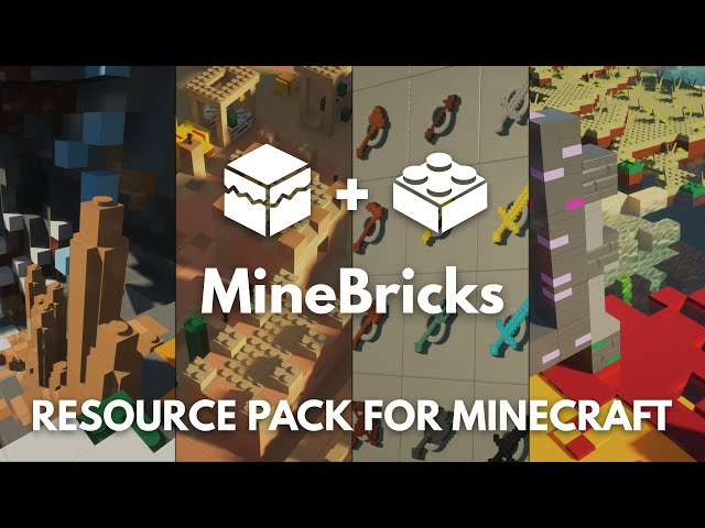 MineBricks – photorealistic lego-inspired texturepack Minecraft Texture ...