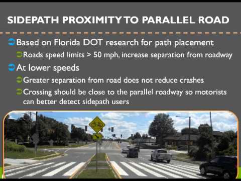 AASHTO Bike Guide: Off Road Facilities: Shared Use Path - Roadway Intersection Design, Oct. 23, 2012