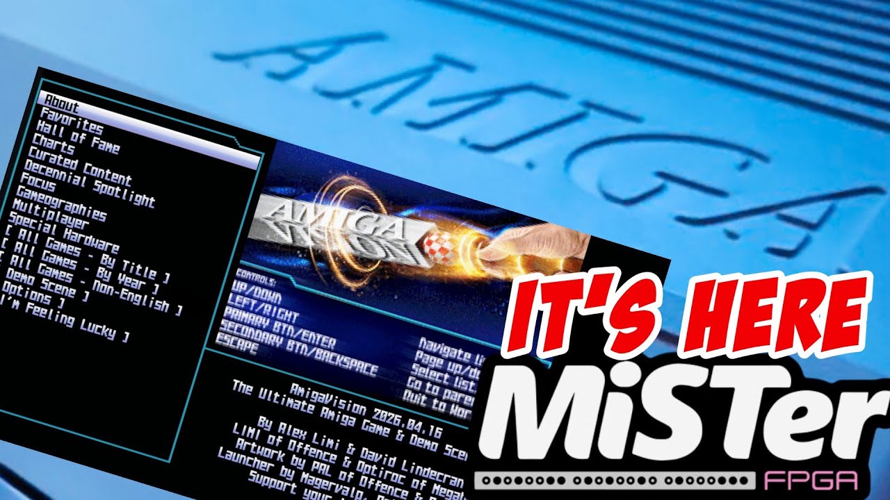 MiSTer FPGA Gets AmigaVision 2026 | Big Update