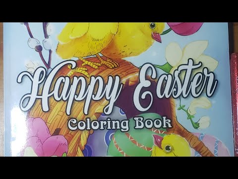 Happy Easter- Coloring Book Cafe Flip Through
