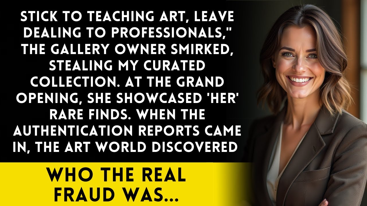 Art Gallery Owner Rejected My 'Amateur' Collection. The Authentication Results Exposed Everything...