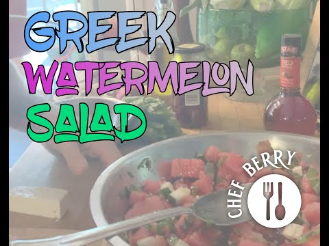 Greek Watermelon Salad