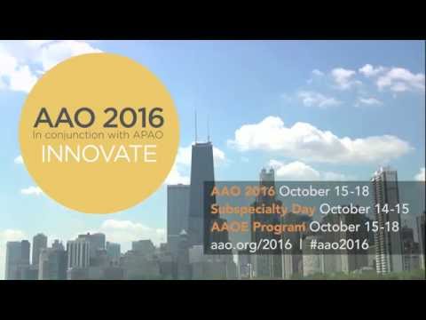 INNOVATE: Receive cutting-edge instruction from experts at AAO 2016