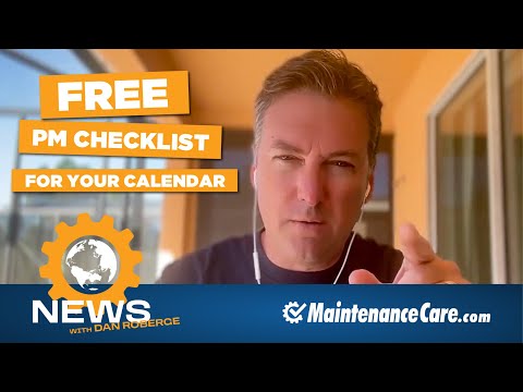 Free PM Checklist for your Calendar - TechNews S01E18 | CMMS and Work Order Software