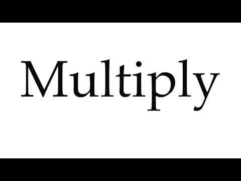 How to Pronounce Multiply
