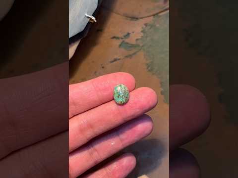 Green turquoise stone