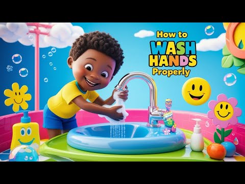 How to Wash Hands Properly - Kids Song for Hygiene | KenCa Kids Song