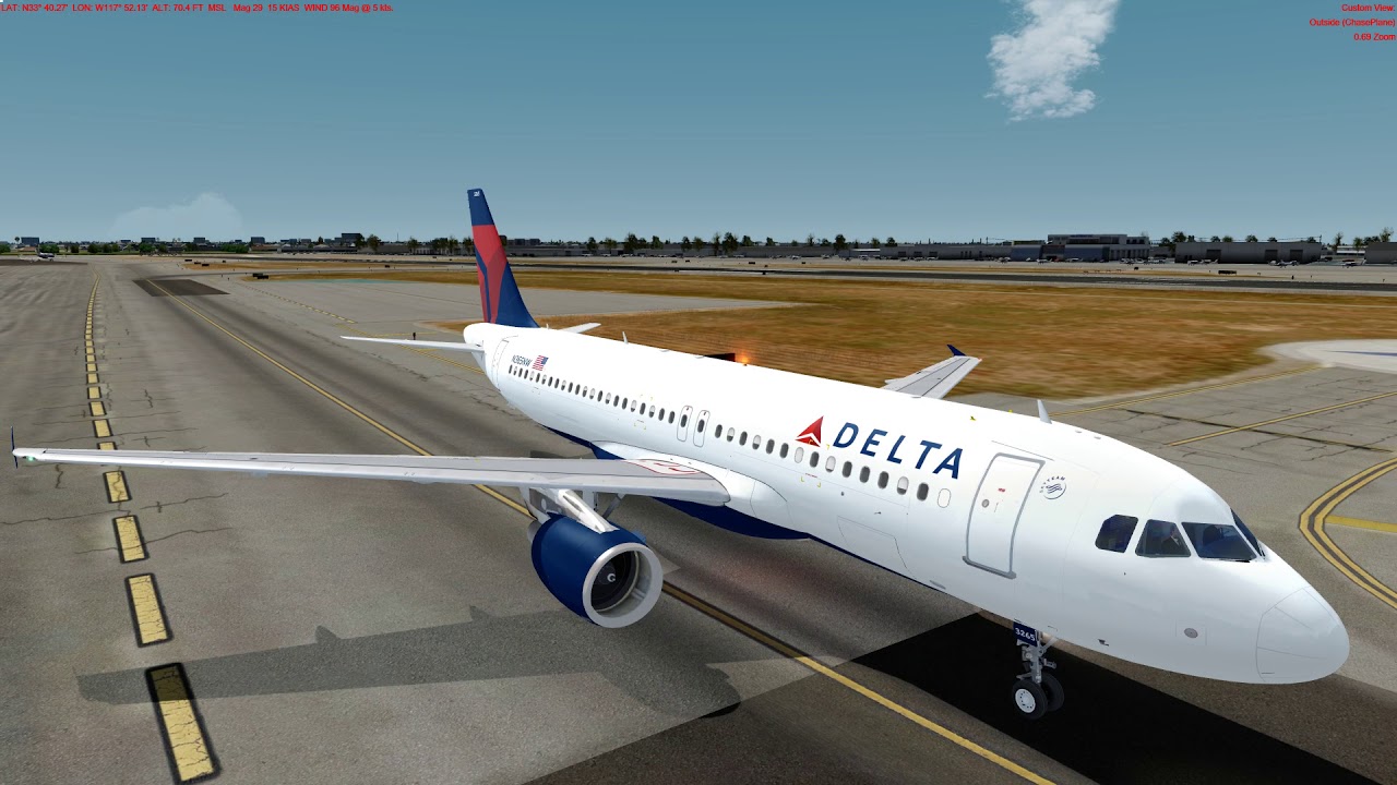 [P3D 4.2] FSLabs A320-X Landing on Santa Ana's John Wayne KSNA