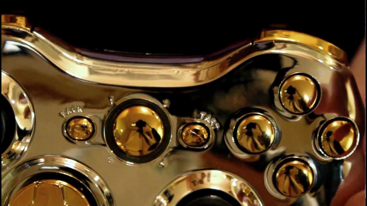 Xbox Chrome Controller Shell w/ Gold Chrome Buttons Review