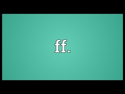 Ff. Meaning