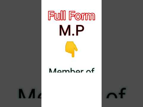 MP Ka Full Form #tarestudy #onlystudy #studyvideo #fullform #mp #shortsvideo #educationalvideo#study