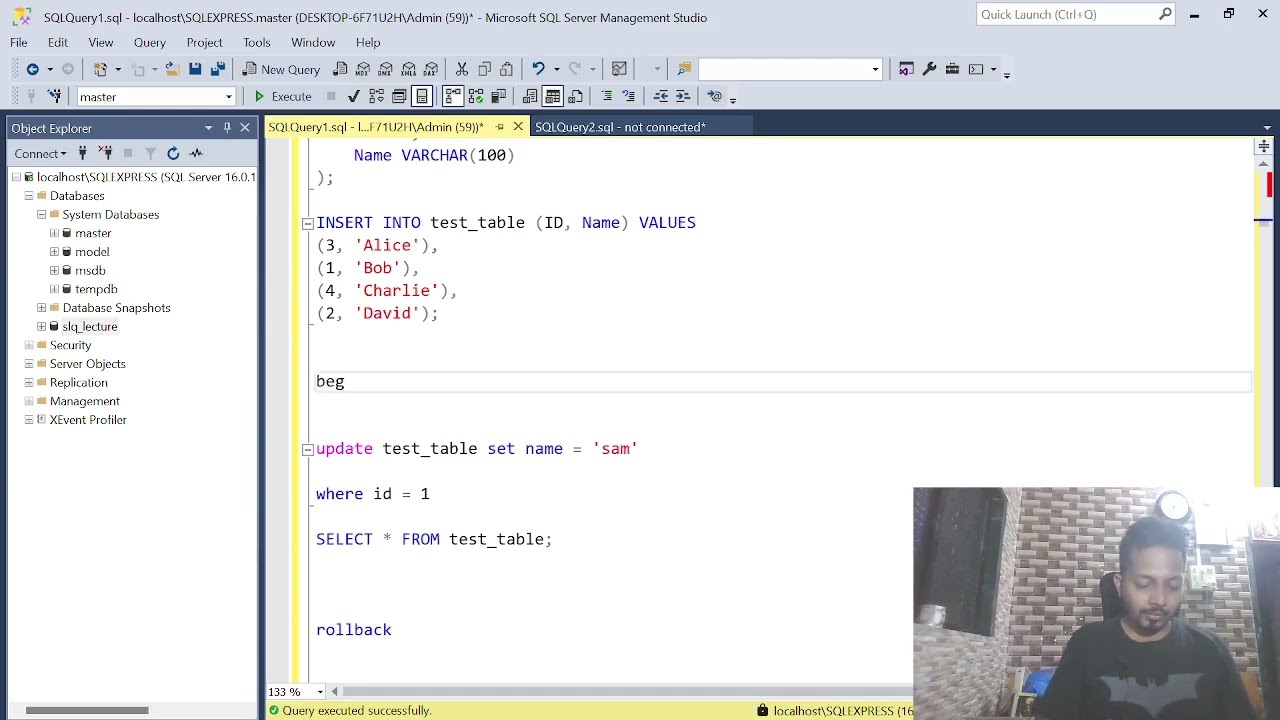 9.how to use rollback and commit in sql-server