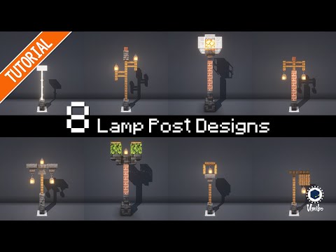 8 Lamp Post Designs for Minecraft