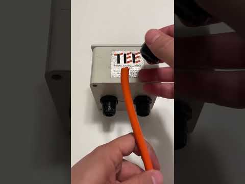 Always use cable gland for you junction box.