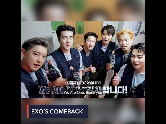 EXO surprises fans with comeback announcement