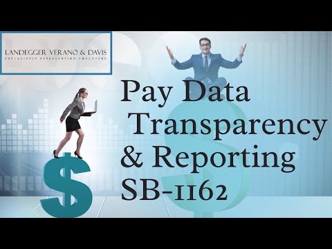 California Pay Transparency and Reporting | SB1162 | Employment Law