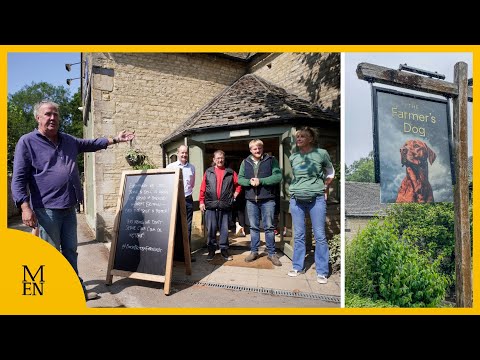 Jeremy Clarkson opens Clarkson's Farm pub as hundreds queue