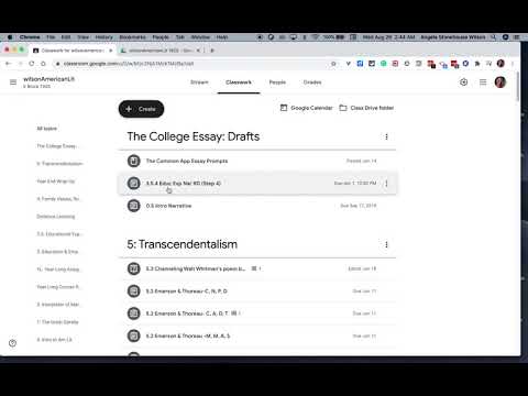 Google Classroom | The Google Drive Folder