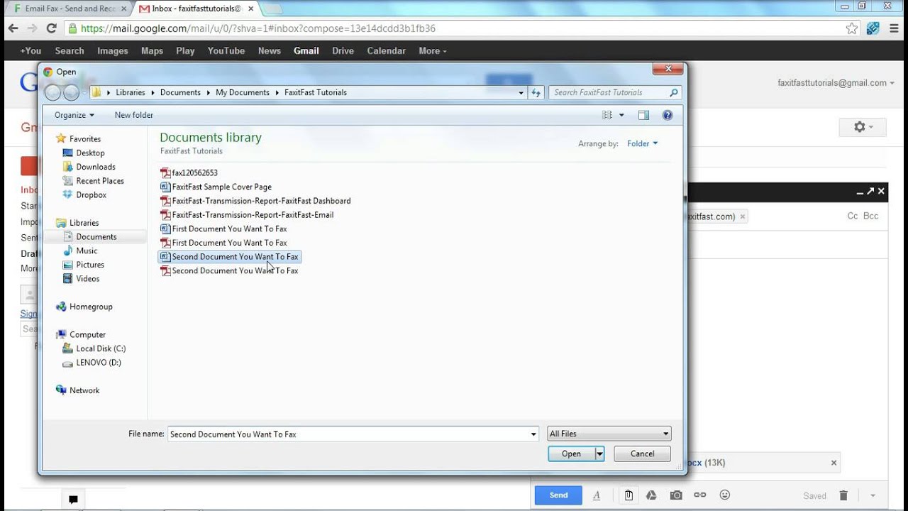 FaxitFast - Fax through Email Tutorial