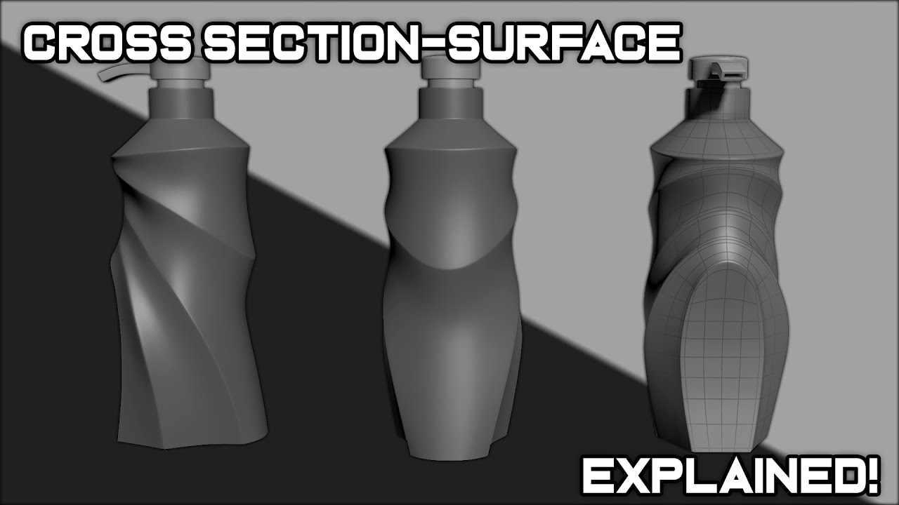 How to Use Cross Section and Surface Modifier in 3ds Max. Explained! #3dsmax #modifiers #tutorial