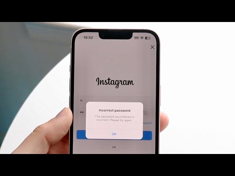 How To FIX Incorrect Password On Instagram!