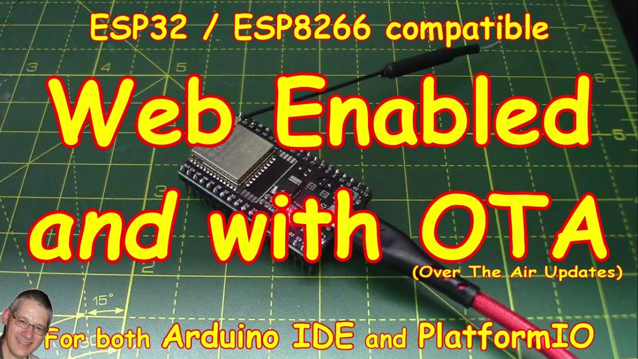 #258 ESP32 Web Pages AND OTA updates - just3️⃣libraries! ESP8266 also!