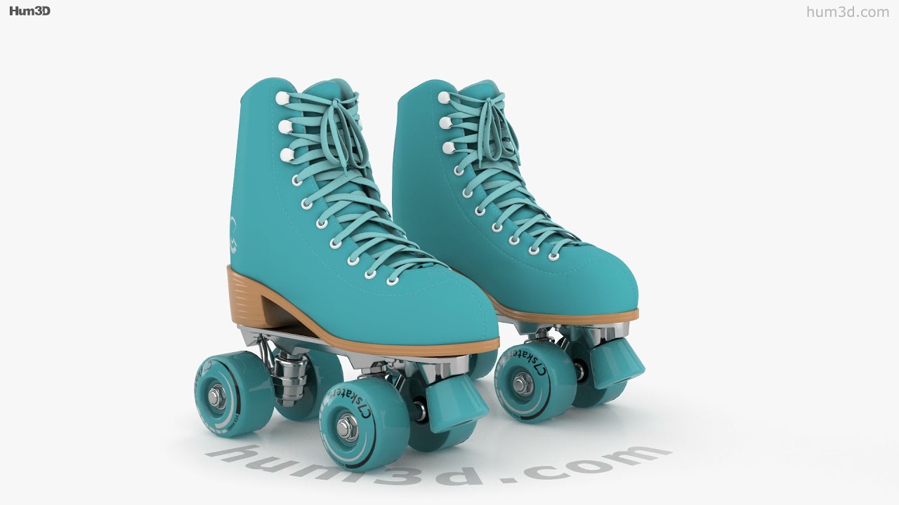 Roller Skates 3D model by 3DModels.org