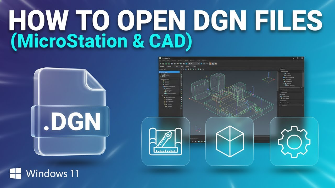 How to Open DGN Files (Bentley MicroStation)