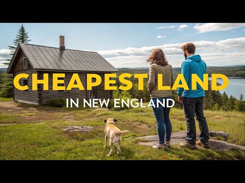 Cheapest Land in New England for Off-Grid Living, All 6 States ME NH VT RI MA CT