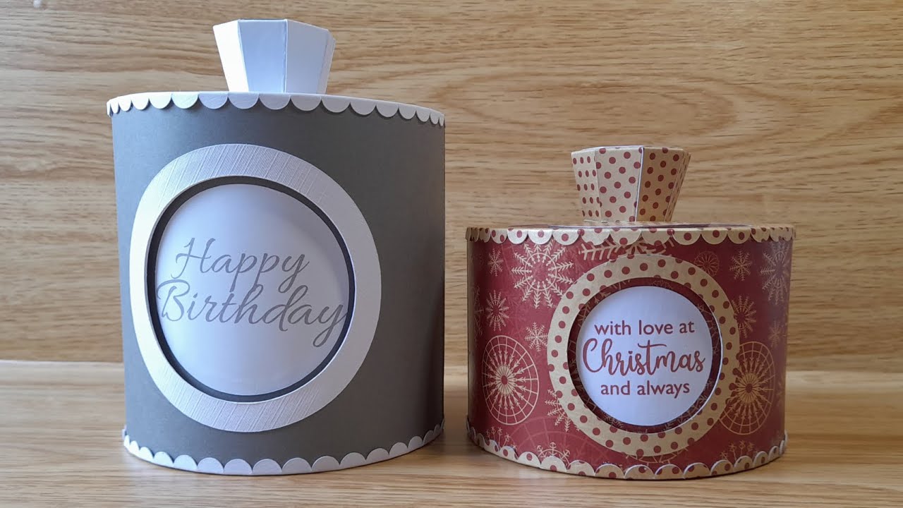Carousel Gift Boxes, Unique Christmas Gift Box, SVG, Studio 3, ScannCut, Cricut, Silhouette