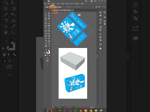 3D Packet #packetdesign #3Dmockup #envelopdistort #illustrator #shorts #osdc #olposhikhidotcom