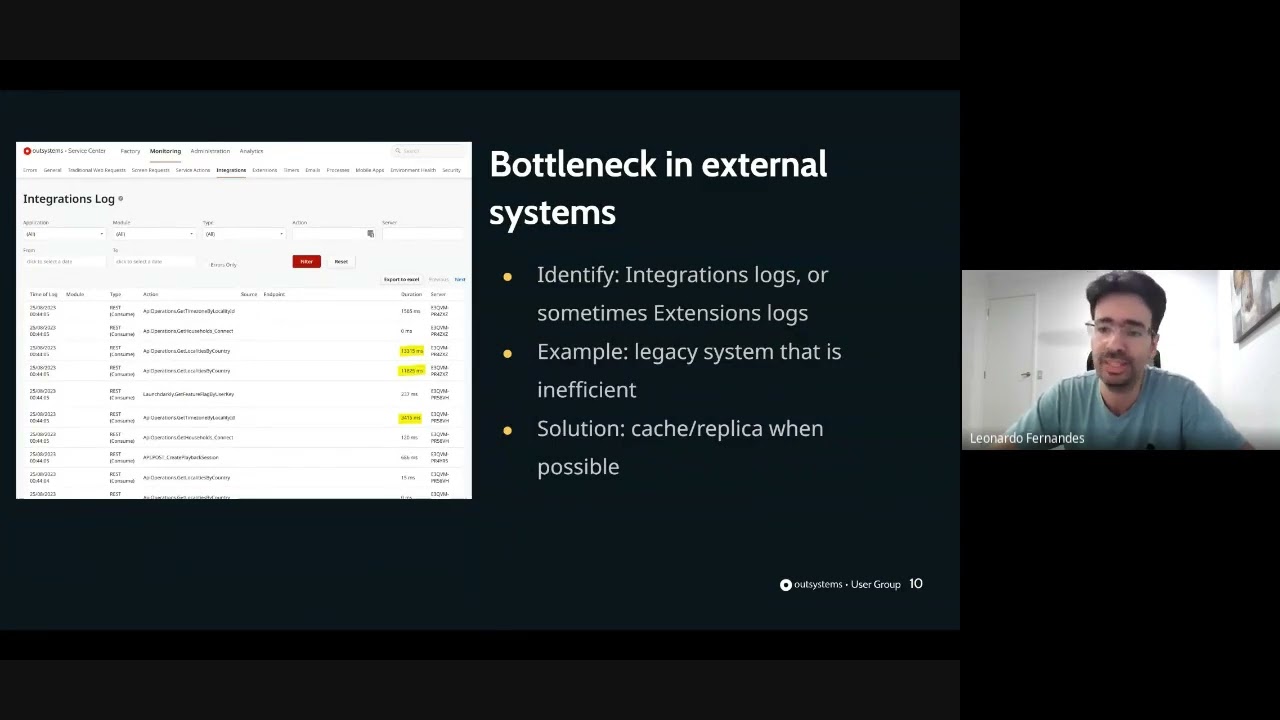 OutSystems Community Group: Enhancing OS Application Performance, Strategies for Optimisation
