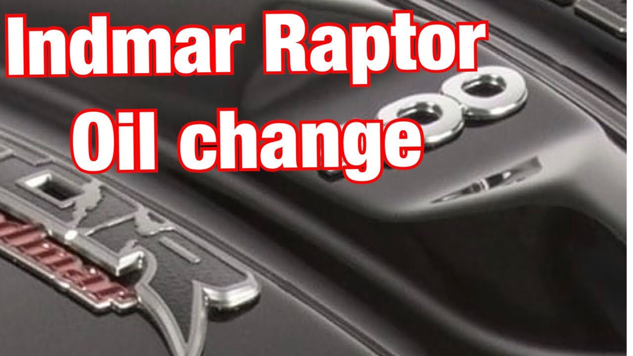 Indmar Raptor 6.2L 400 Boat Oil Change 2015 Tige Z3
