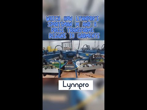 Witness the Magic: How Lynnpro's Sportsman M and R Press Transforms Designs to Garments