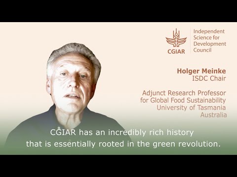 ISDC on the Future of One CGIAR