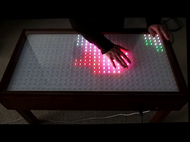DIY Interactive LED Coffee Table - The Awesomer