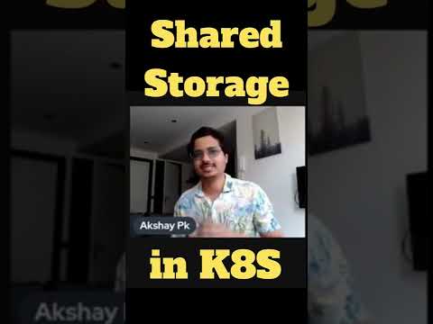 Shared Storage in K8S #shorts