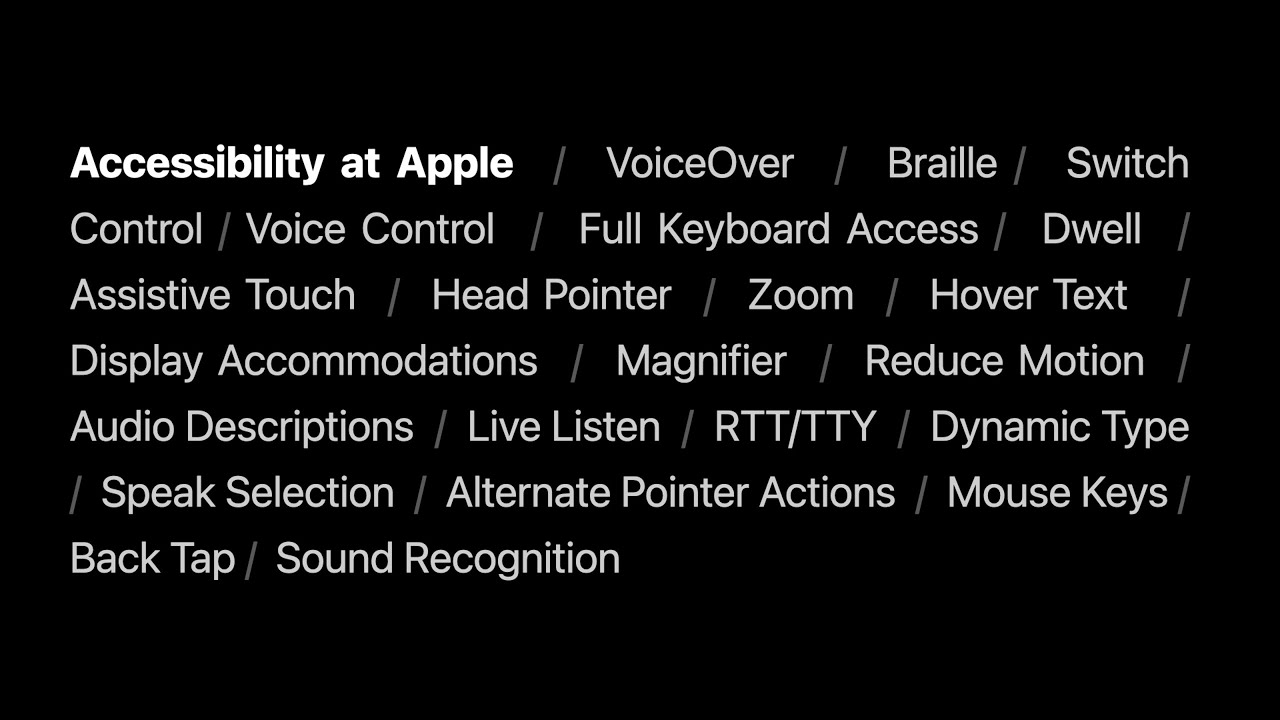WWDC21: SwiftUI Accessibility: Beyond the basics | Apple