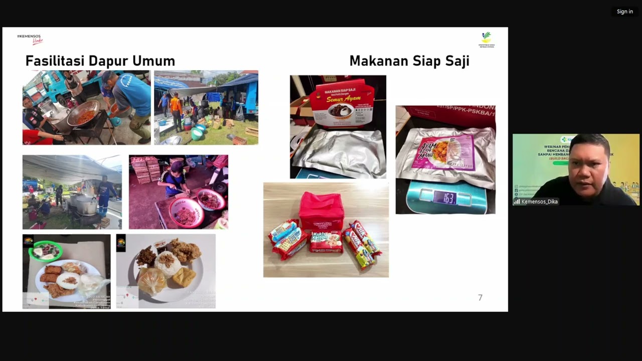 Manajemen Dapur Umum Lapangan Pada Situasi Keadaan Darurat Bencana