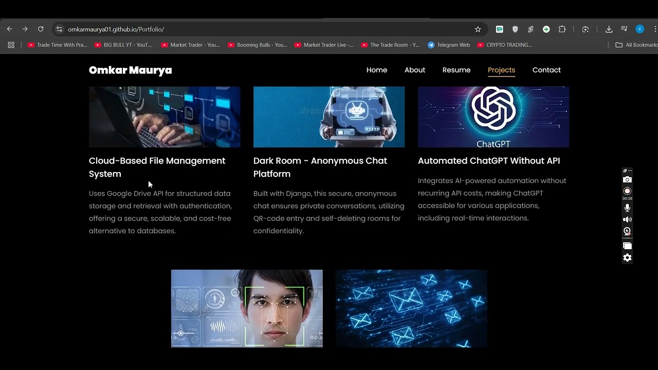 My Portfolio Website | GitHub Hosting | Web Developer Journey