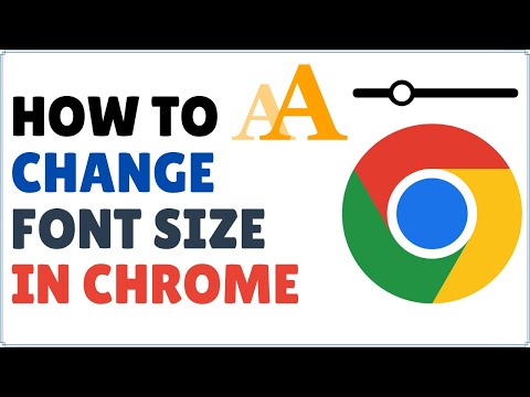 How to Change Font Size in Google Chrome | Make Text Bigger or Smaller 2024