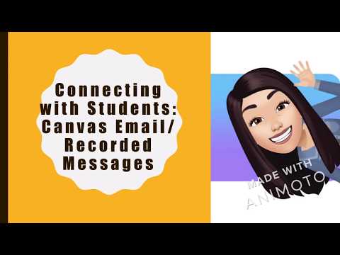 DLD Connect Canvas Email and Recorded Messages