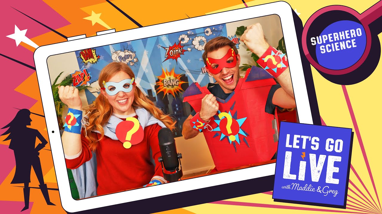 Design Your Own Superhero | Superhero Science 1 | #62 LET'S GO LIVE