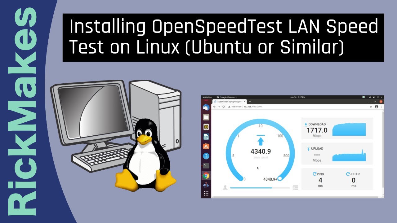 Installing OpenSpeedTest LAN Speed Test on Linux (Ubuntu or Similar)