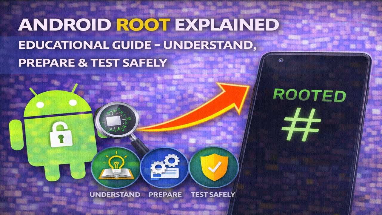 Android Root Explained | Educational Guide to Understand, Prepare & Test Safely