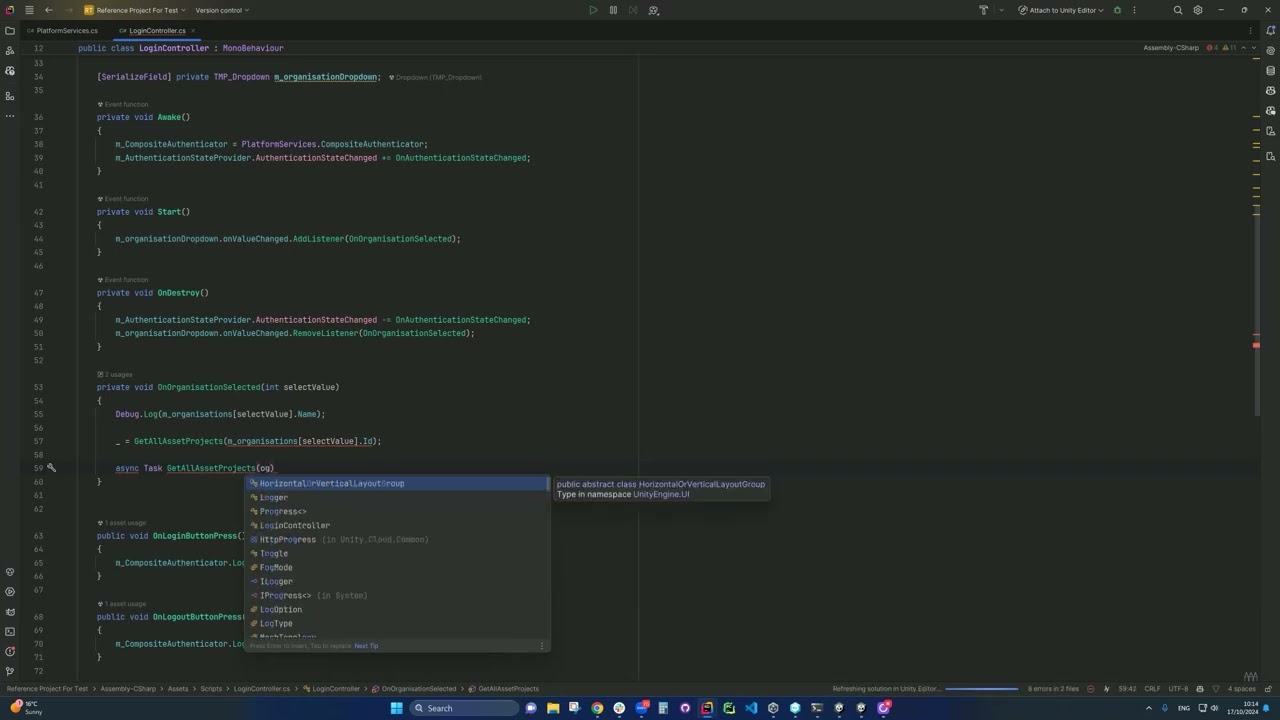 Unity Tutorial: Retrieve Asset Projects from Unity Cloud