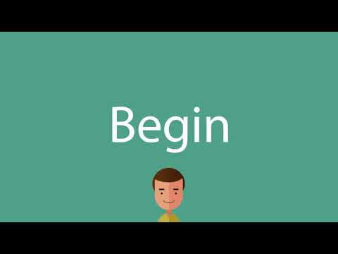 How to pronounce Begin