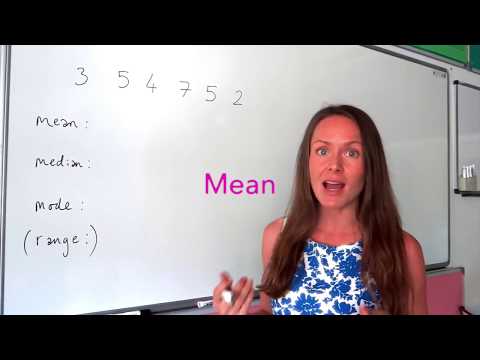 The Maths Prof: Mean, Median, Mode & Range