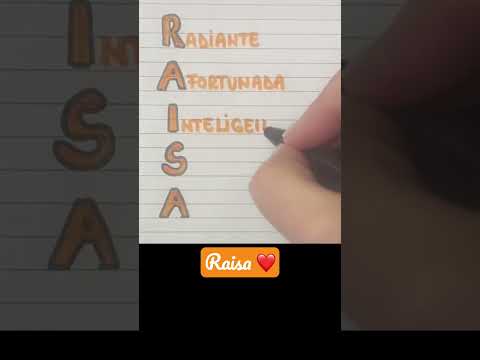 Significado del nombre RAISA #significado #nombre #raisa
