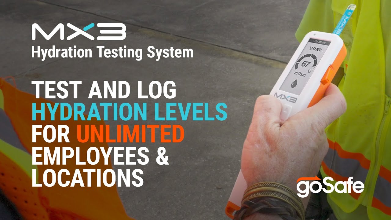 A Hydration & Heat Stress Game Changer - MX3 Hydration Testing System